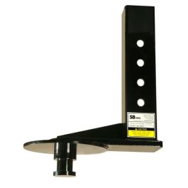 PopUp SB7 Gooseneck Square 4", 9" Offset to 5th Wheel King Pin, 24,000lbs
